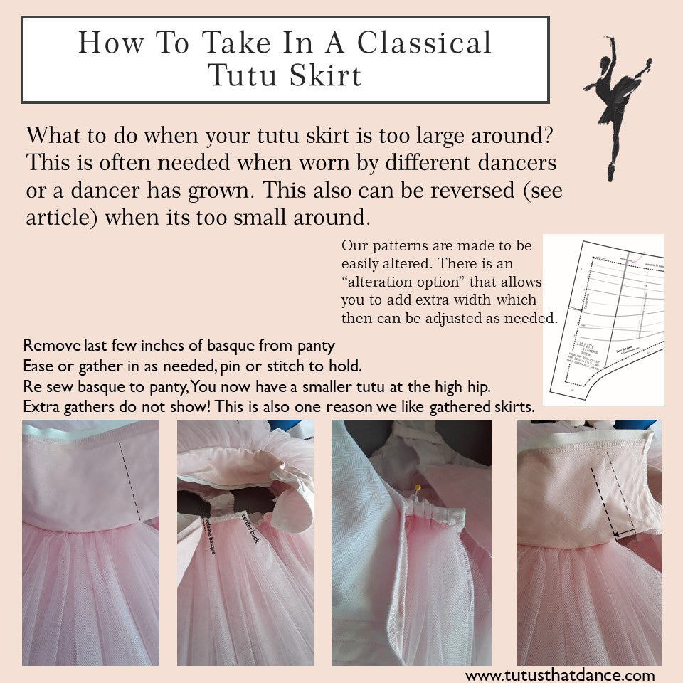 How to take in a tutu skirt – Tutus that Dance