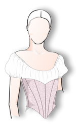 Ballet Bodice Pattern with Puff Sleeves and Corset #2109 by Tutus That ...