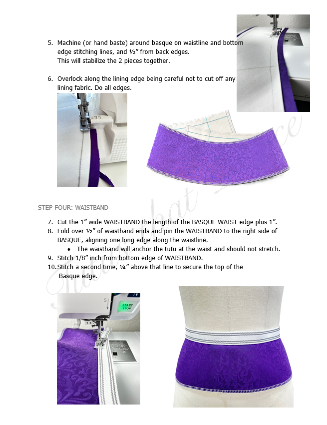 BASQUE INSTRUCTIONS – Tutus that Dance