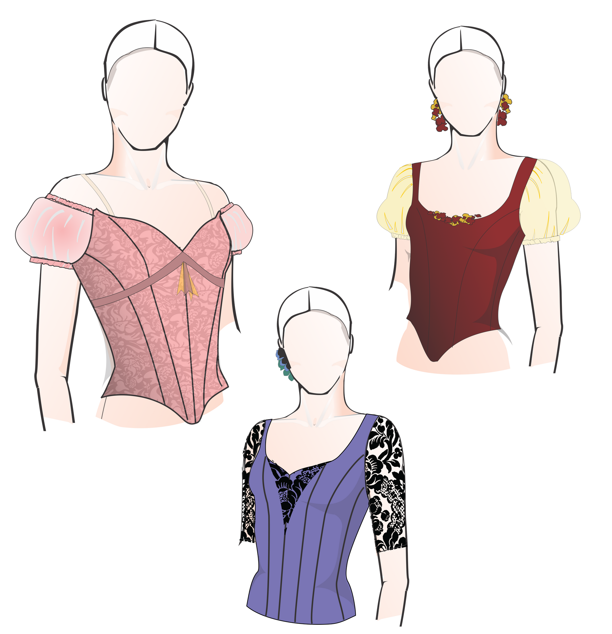 Ballet Bodice Sleeves 1 - Tutus That Dance – Tutus that Dance